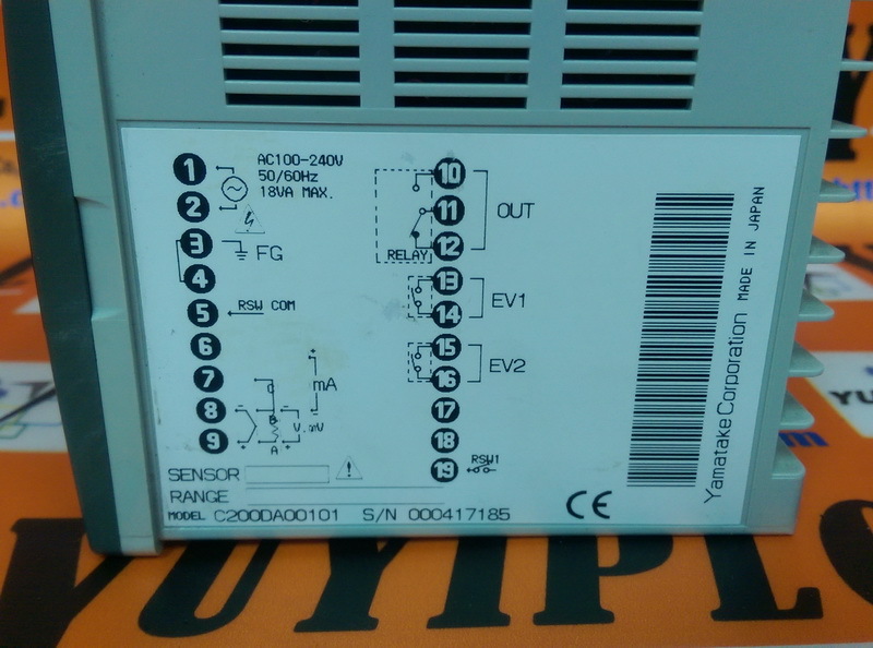 YAMATAKE SDC20 C200DA00101 Temperature Controller - 裕益科技自動化設備可程式編碼器PLC分散式控制系統DCS